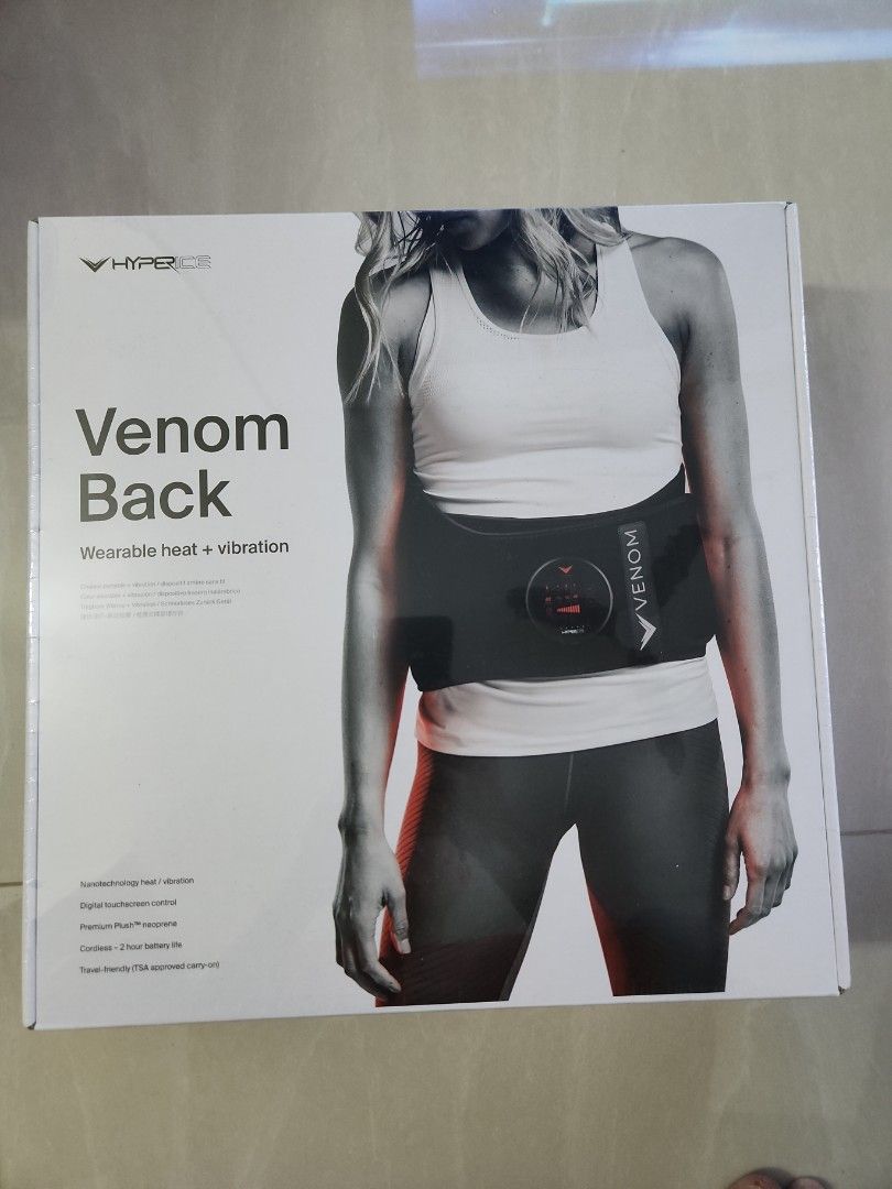 Hyperice Venom Back, Health & Nutrition, Massage Devices on Carousell