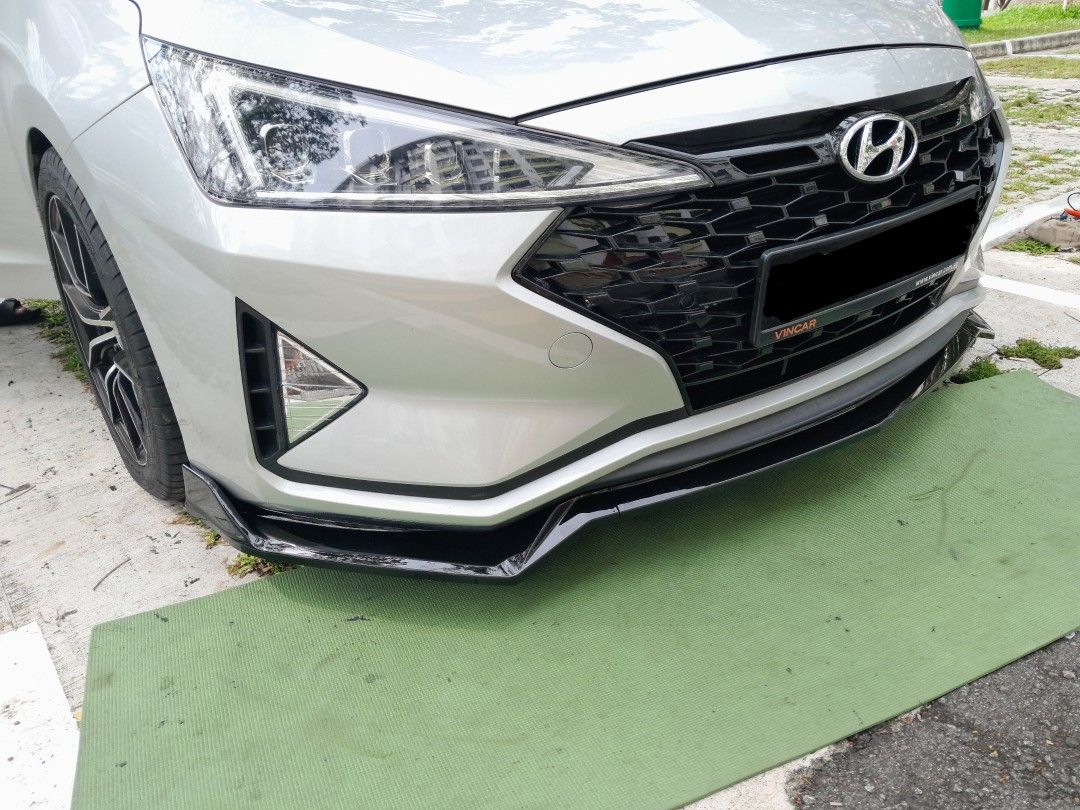 Hyundai AD Avante front bumper lip, Car Accessories, Accessories on Carousell