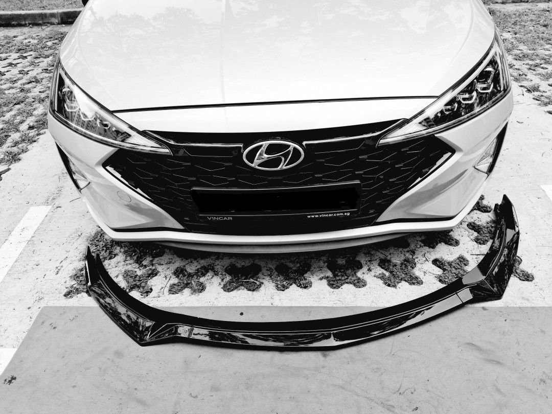 Hyundai AD Avante front bumper lip, Car Accessories, Accessories on Carousell