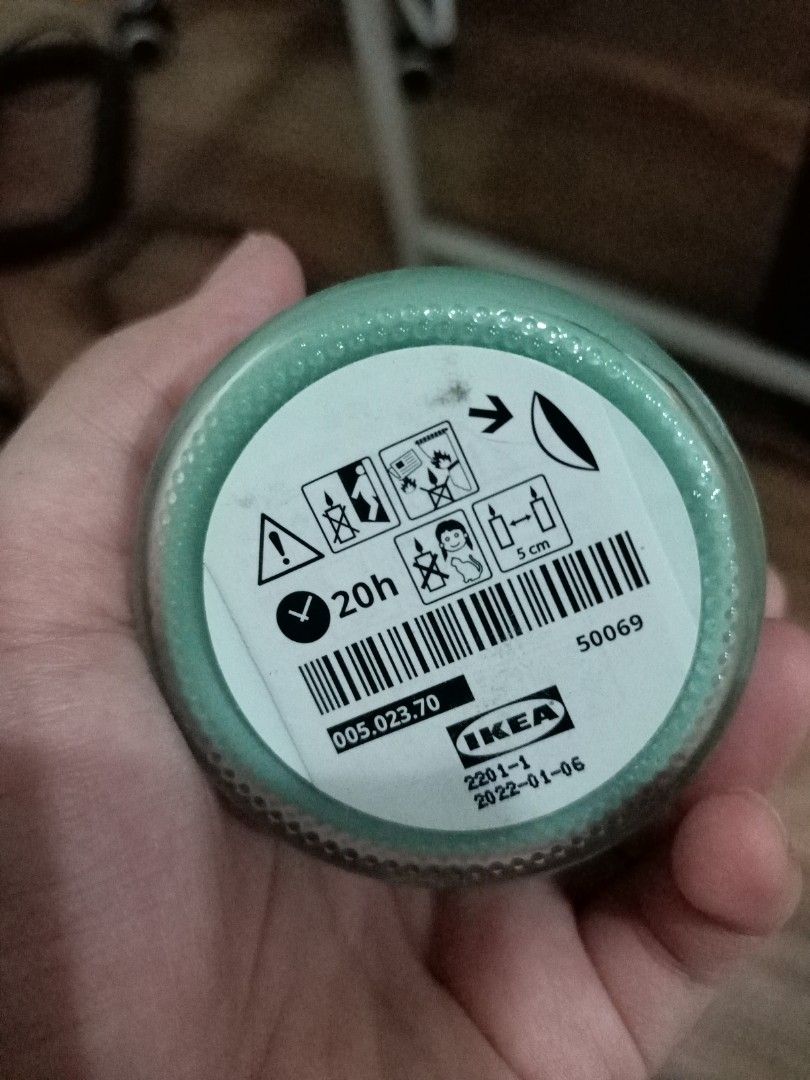 IKEA Hedersam Scented Candle on Carousell