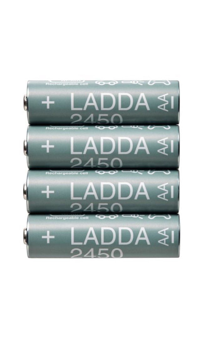 IKEA LADDA Rechargeable Batteries 2450mah, Photography, Photography ...