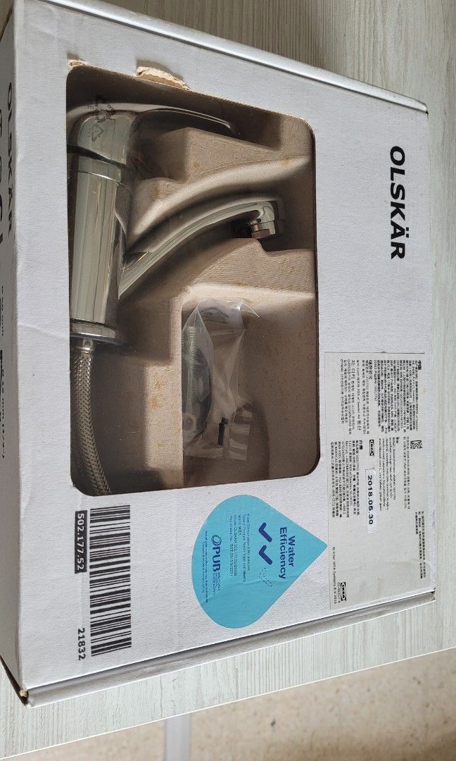 IKEA Olskar hot and cold mixer, Furniture & Home Living, Bathroom ...