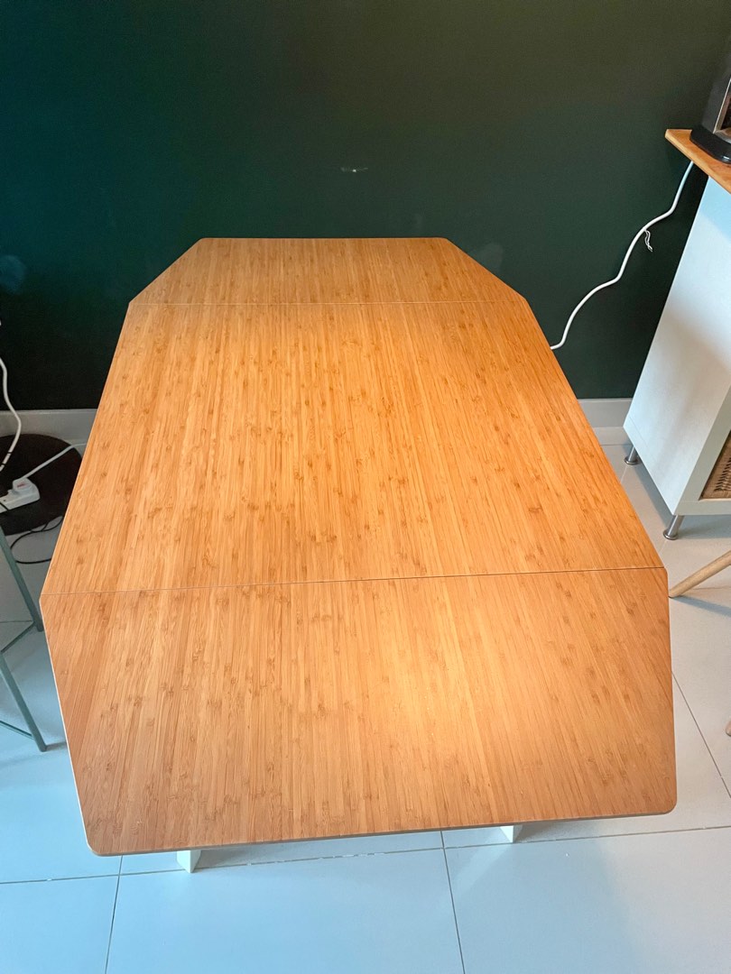 IKEA PS Bamboo table, Furniture & Home Living, Furniture, Tables & Sets ...