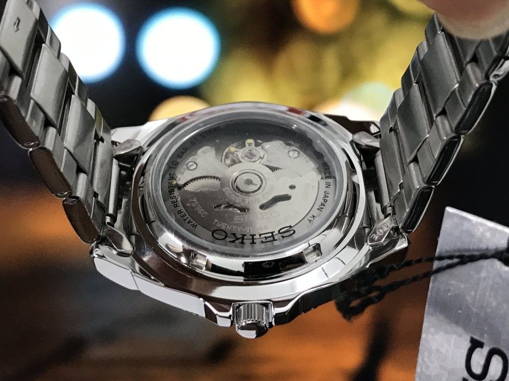 *JAPAN-MADE*Seiko 5 Sports SNZB23 Men's Automatic Black Dial Stainless ...