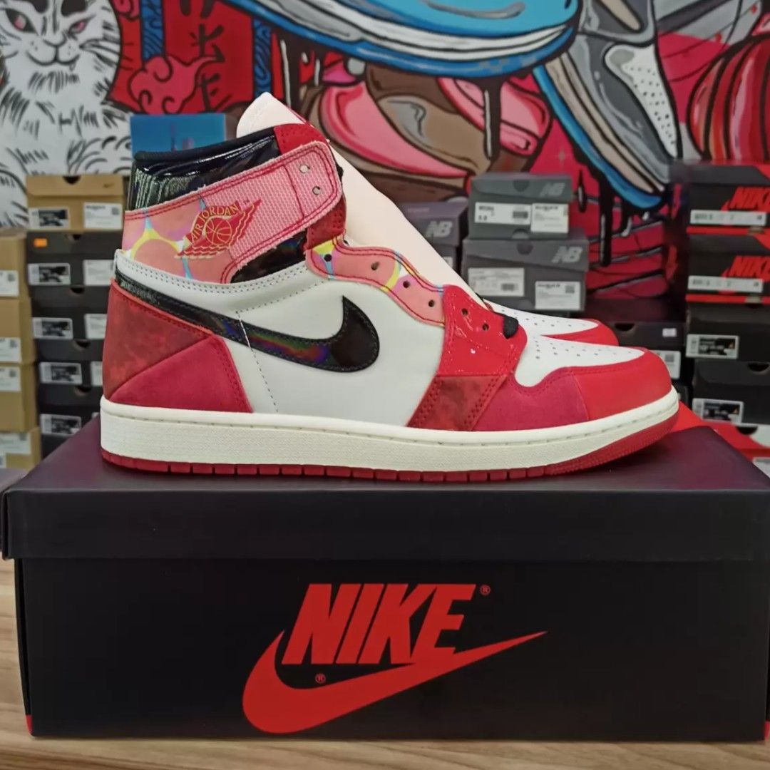 JORDAN 1 HIGH x MARVEL NEXT CHAPTER / SPIDERVERSE 9US, 9.5US, Luxury ...