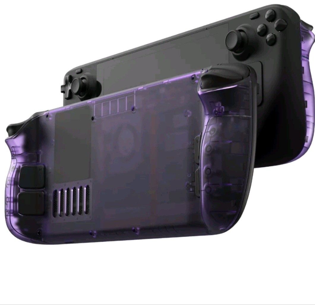 jsaux Steam Deck Purple transparent back shell purple color plus ...
