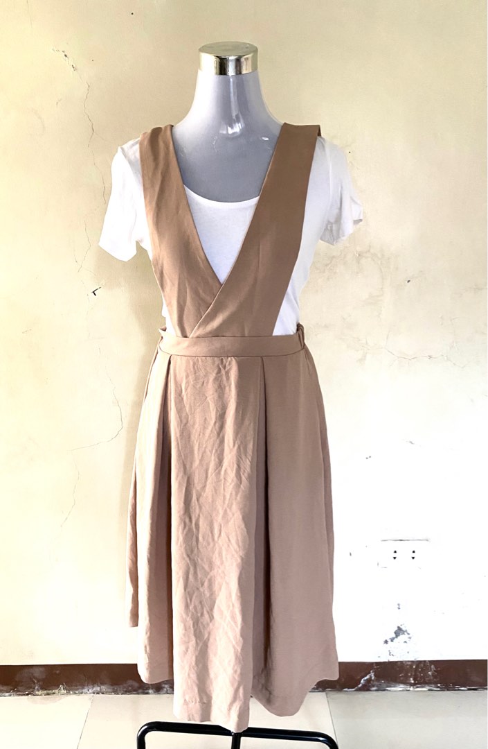 Jumper Dress Nude Color On Carousell