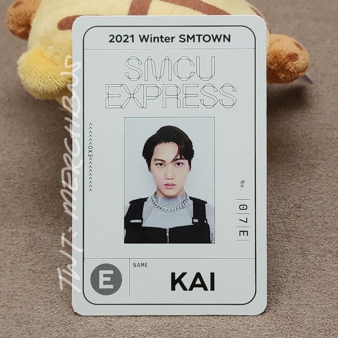 kai exo 2021 smtown smcu express pass card photocard pc official kpop ...