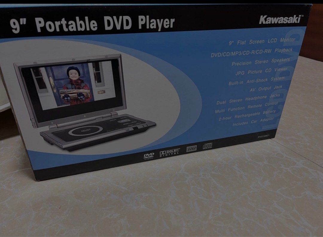 Kawasaki DVD player, 興趣及遊戲, 音樂、樂器 & 配件, 音樂與媒體 - CD 及 DVD - Carousell