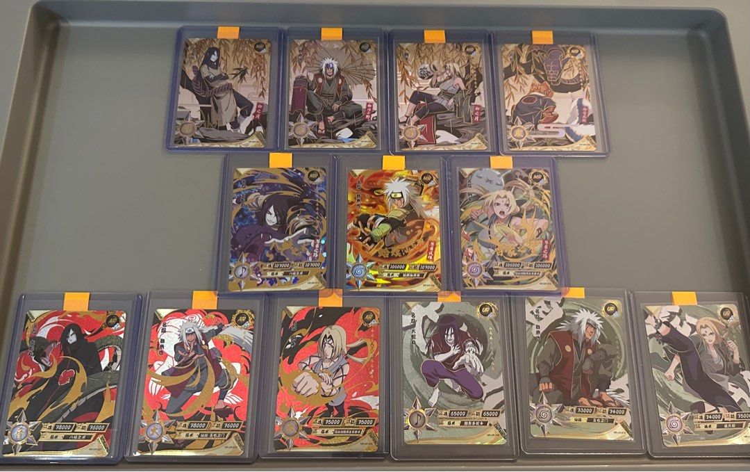 Kayou Naruto Legendary Sanin Set MR / AR / UR (Tsunade, Jiraiya ...