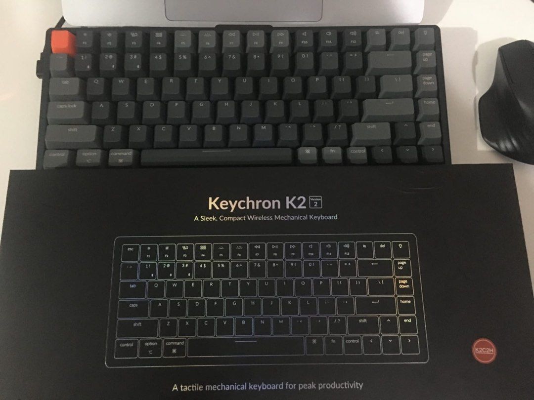 Keychron K2 ver 2 Hot Swappable RGB Backlight Alumunium Frame Dark ...