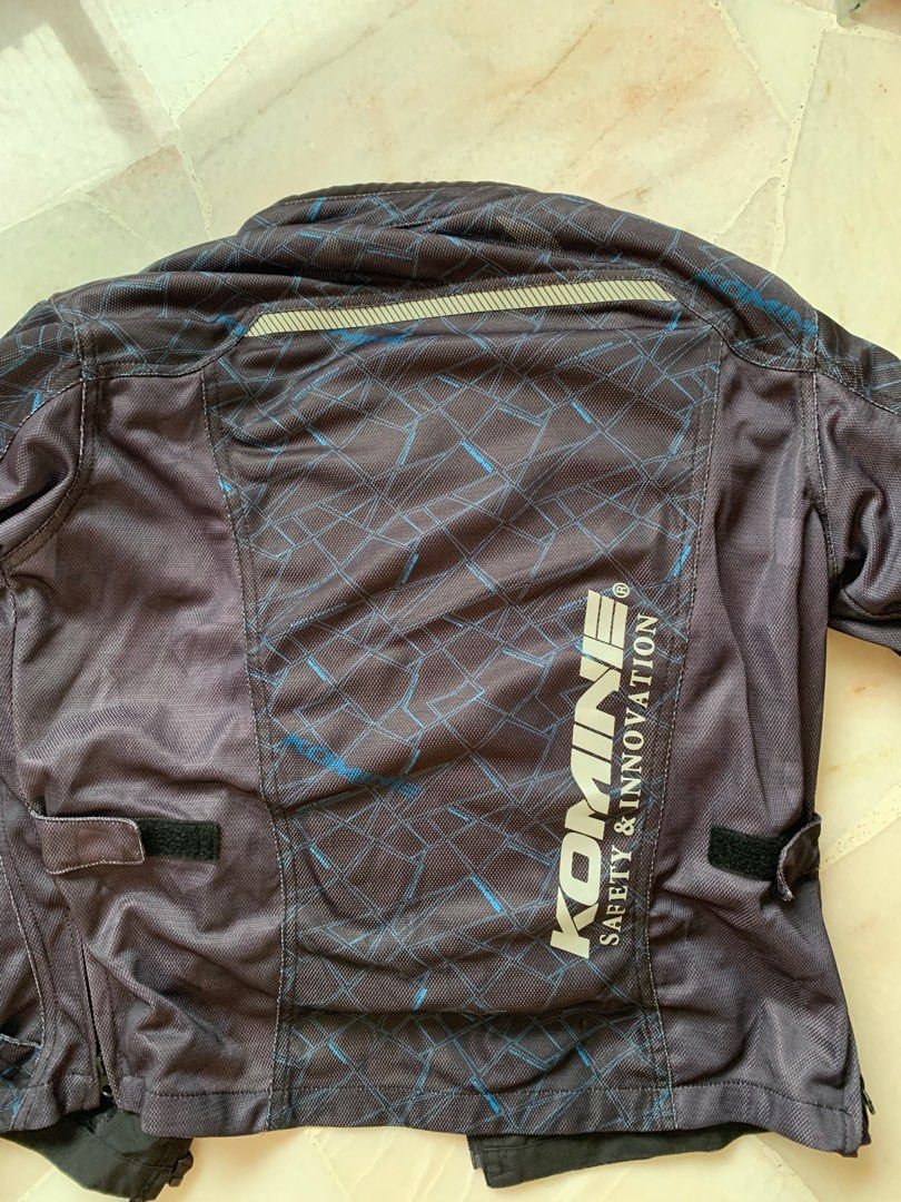Komine Half Mesh Motorbike Jacket (L Size), Motorcycles, Motorcycle Apparel on Carousell