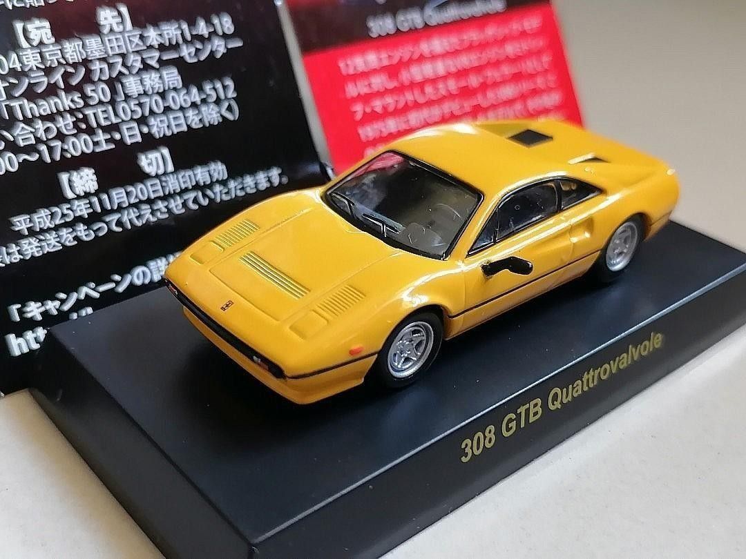 Kyosho 50th Anniversay Ferrari 1:64 Scale Minicar Collection 8 Neo 308 ...