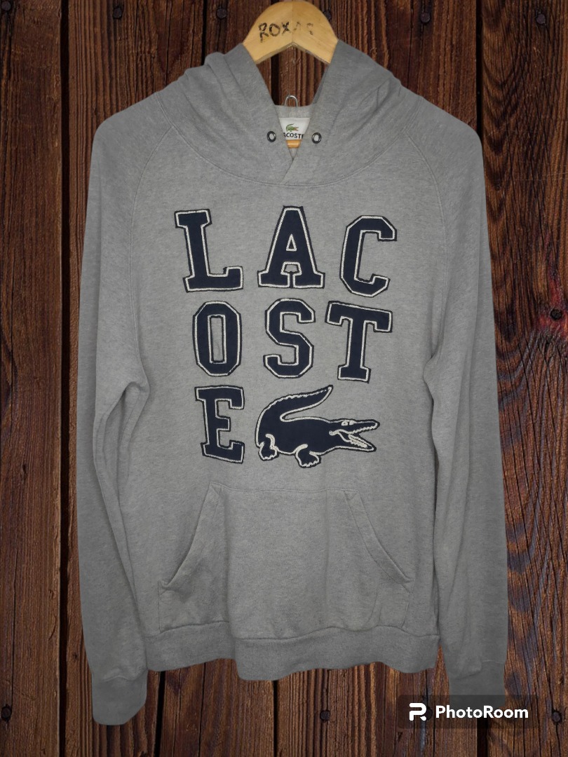 LACOSTE HOODIE, Men's Fashion, Tops & Sets, Hoodies on Carousell