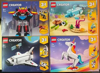 LEGO Creator 3 in 1 31124, 31128, 31134, 31140, Hobbies & Toys, Toys ...