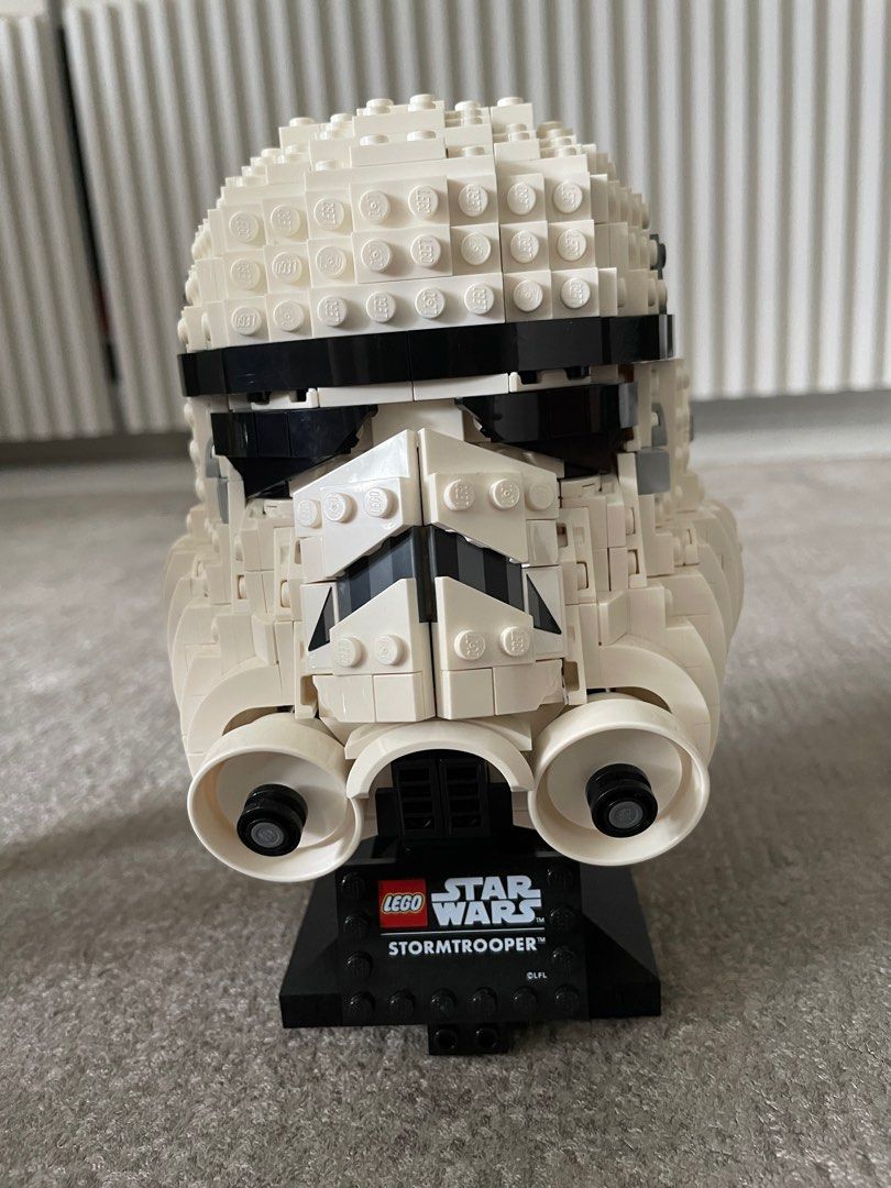 Lego Stormtrooper Head, Hobbies & Toys, Toys & Games on Carousell