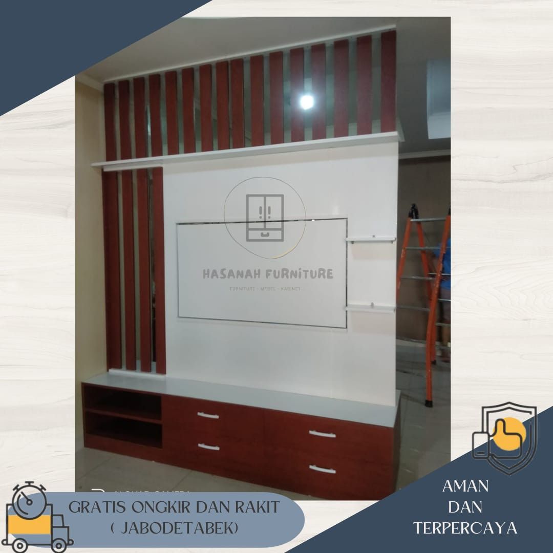 Lemari partisi ruangan dua muka, Perabotan Rumah di Carousell