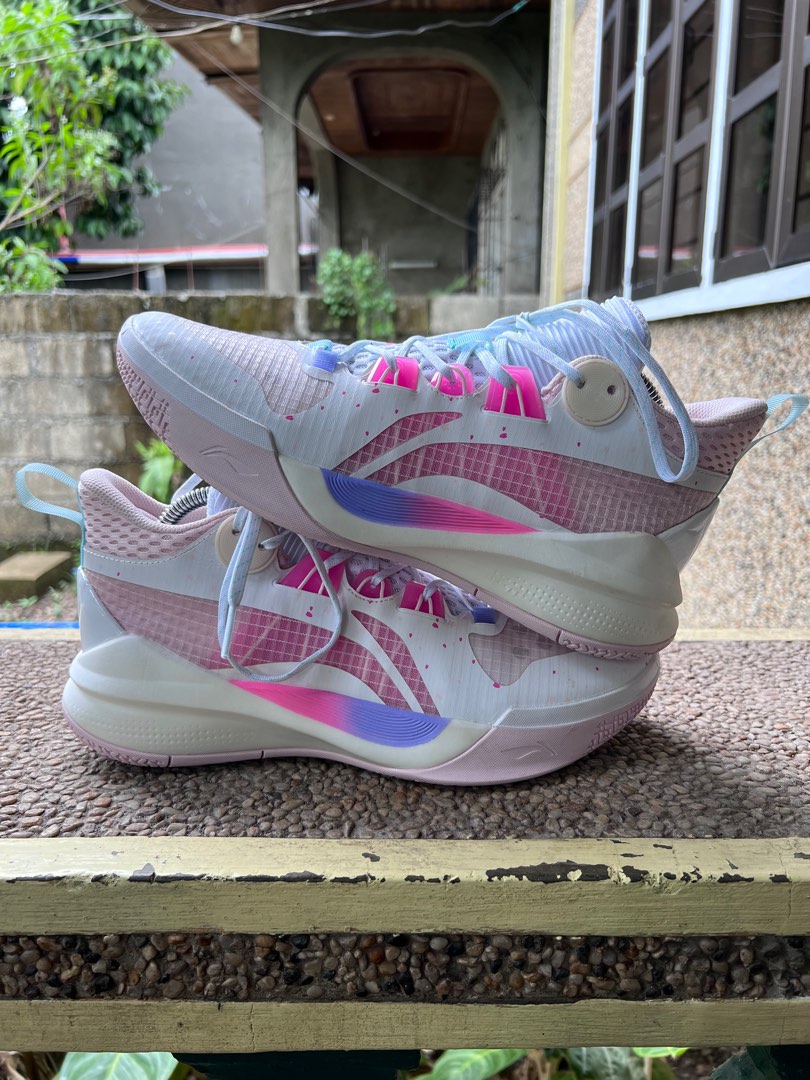 Li ning sonic 10 generation cherry blossom, Men's Fashion, Footwear ...