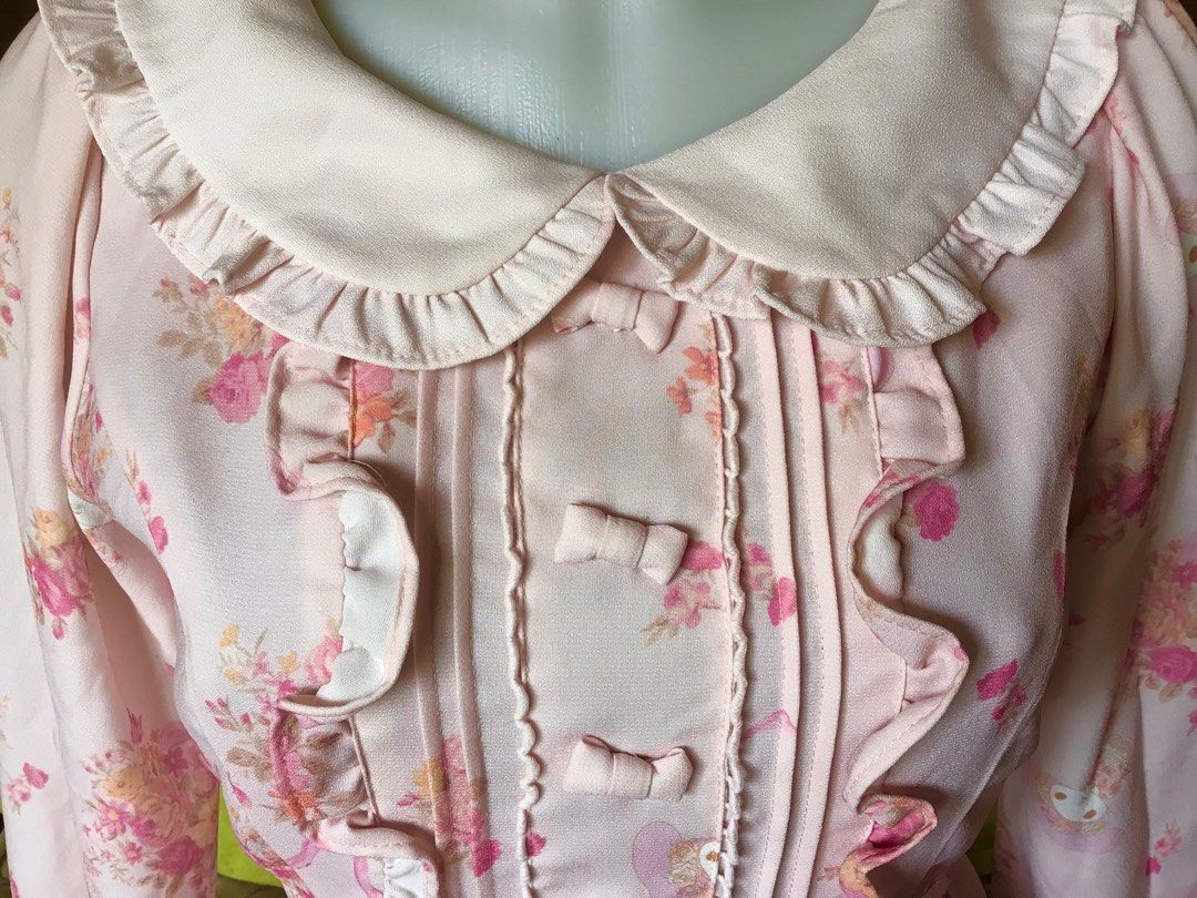 Liz Lisa x My Melody 10th collab vol 2 OP dress lolita, Women's Fashion ...