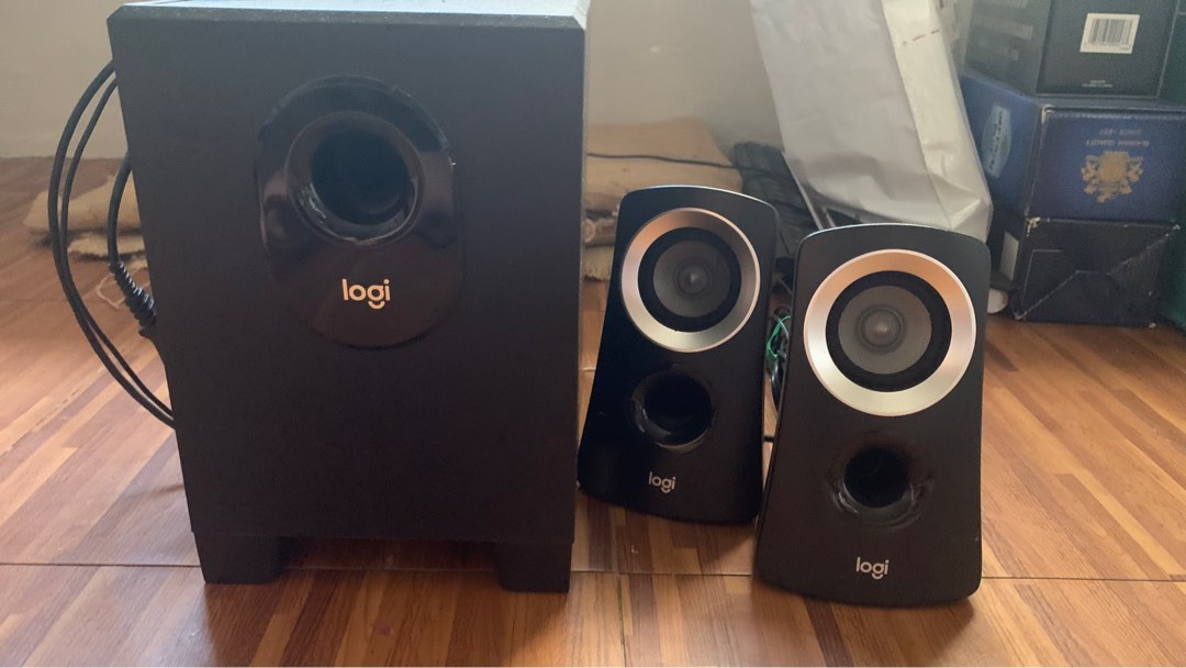 Logitech Multimedia Speaker System With Subwoofer Audio Soundbars