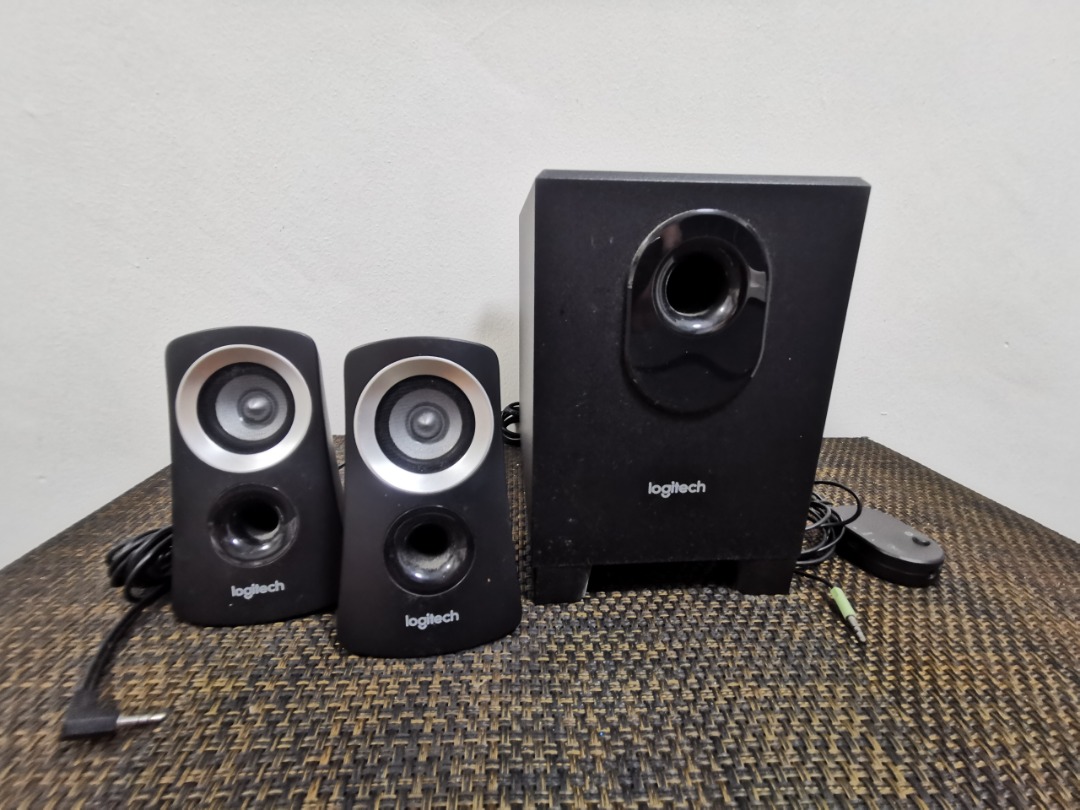 Logitech speaker system with Subwoofer Z313, Audio, Soundbars, Speakers ...