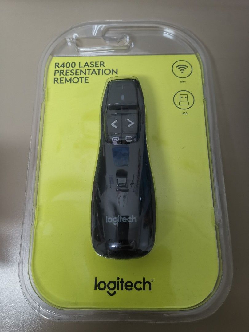 Logitech Wireless Presenter R400 Presentation Wireless Presenter with ...