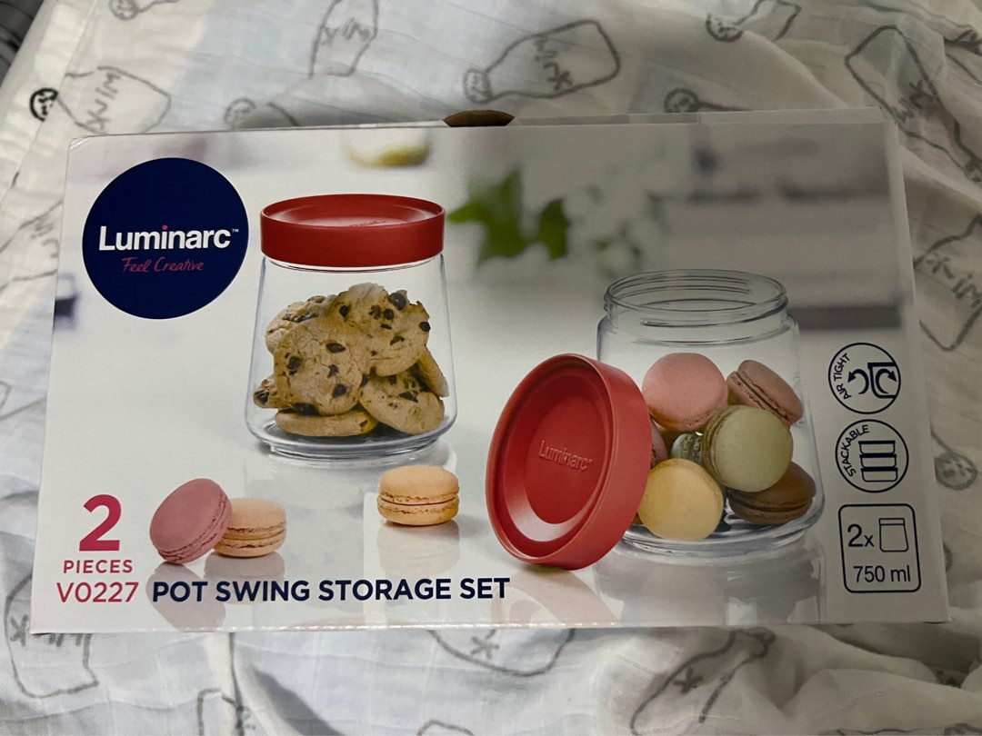 Luminarc Storage Container, Furniture & Home Living, Kitchenware ...