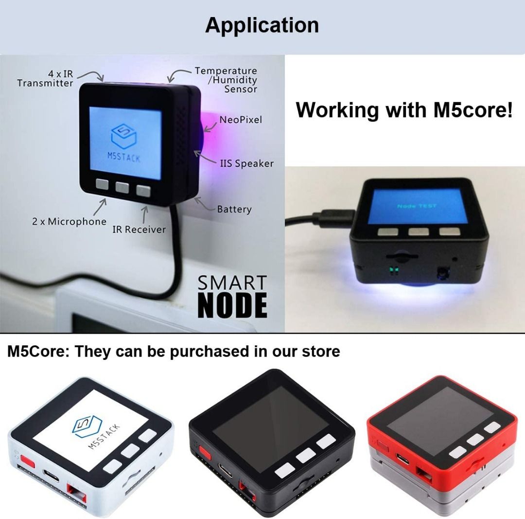 M5Stack New Node Smart Speaker WM8978 Audio Development Board I2S Module with DHT12 Sensor MIC ...