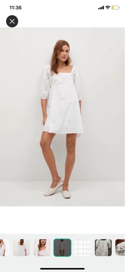 mango embroidered dress, Women's Fashion, Dresses & Sets, Dresses on ...