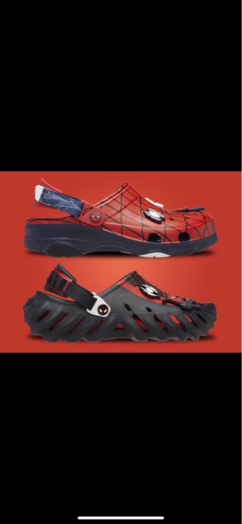 Marvel x Crocs All-Terrain Clog Team Spider-Man, Men's Fashion ...