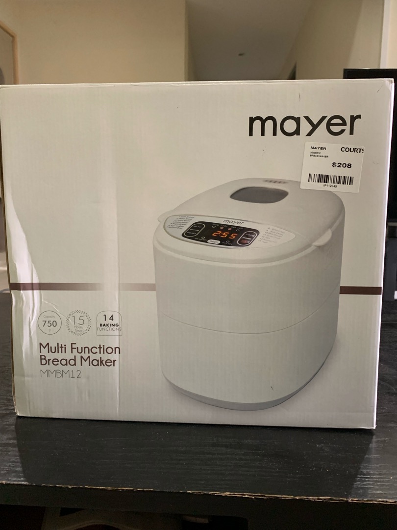Mayer Multi Function Bread Maker, TV & Home Appliances, Kitchen ...