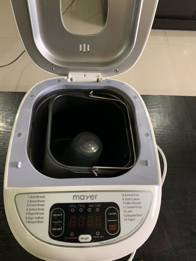 Mayer Multi Function Bread Maker, TV & Home Appliances, Kitchen ...