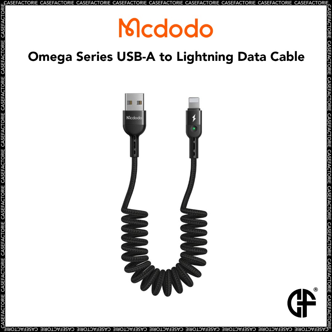 Mcdodo Omega Series USB-A to Lightning Data Cable, Computers & Tech ...