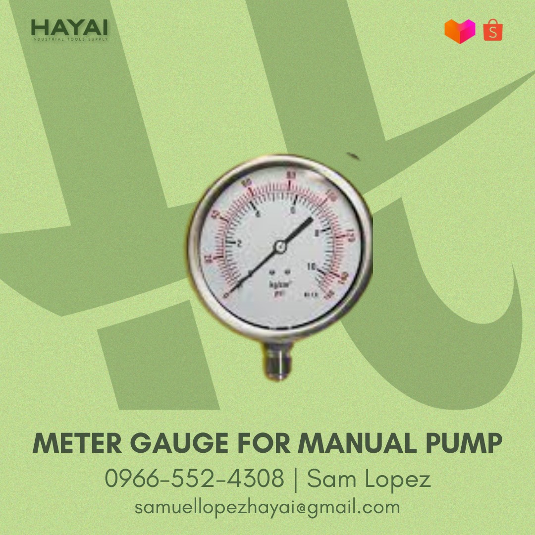 Meter Gauge For Manual Pump, Commercial & Industrial, Industrial ...
