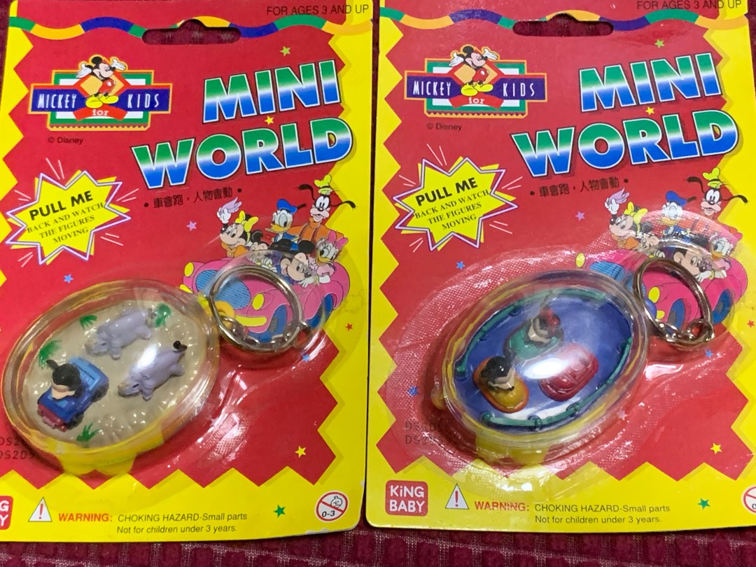 Mickey for Kids bumper car keychain fidget toys, Hobbies & Toys, Toys ...