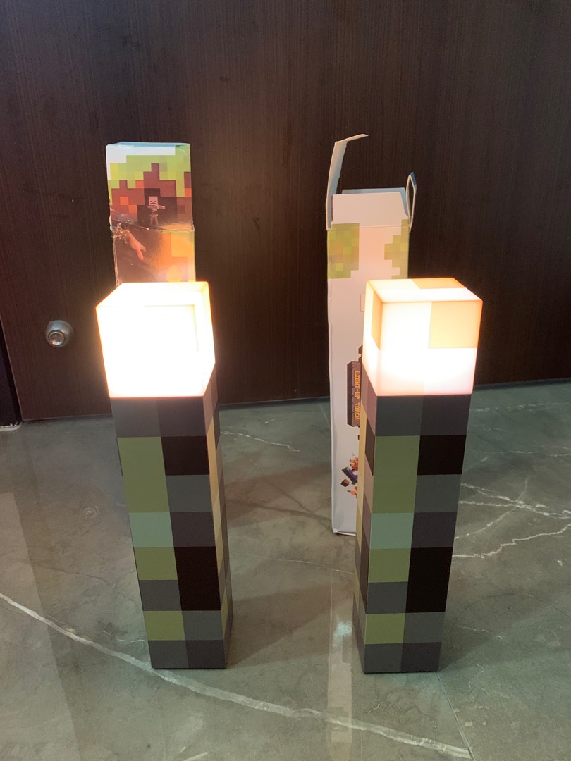 Minecraft Light Sticks Glow Light, Furniture & Home Living, Lighting ...