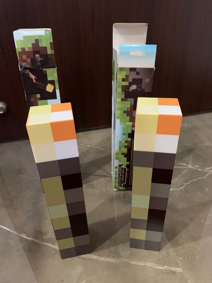 Minecraft Light Sticks Glow Light, Furniture & Home Living, Lighting ...