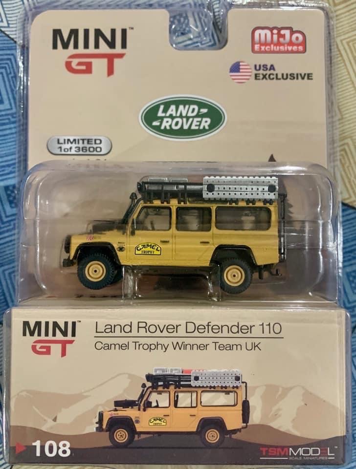 Mini GT 1:64 >Land Rover - Defender 110 Camel Trophy Winner Team UK ...