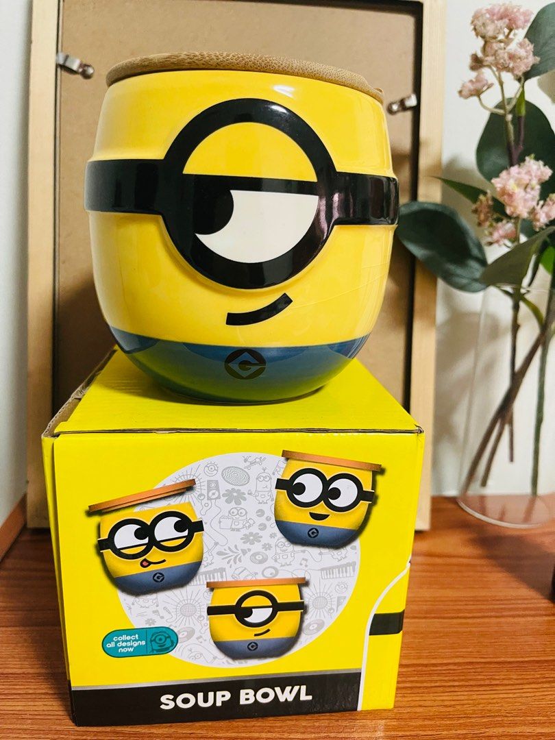 Minions Baking bowl & soup bowl, Furniture & Home Living, Kitchenware ...