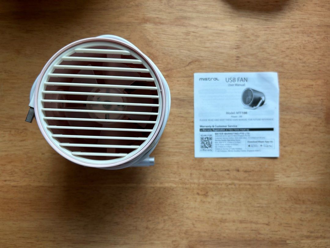 Mistral USB Fan, Furniture & Home Living, Lighting & Fans, Fans on ...
