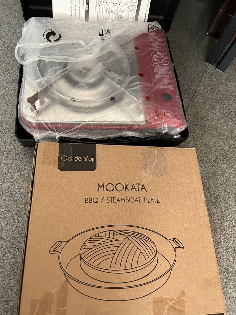 Mookata stove n plate, Furniture & Home Living, Kitchenware & Tableware ...