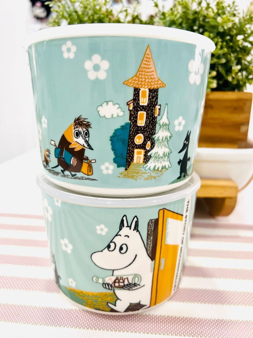 Moomin big container with lid, Furniture & Home Living, Kitchenware ...