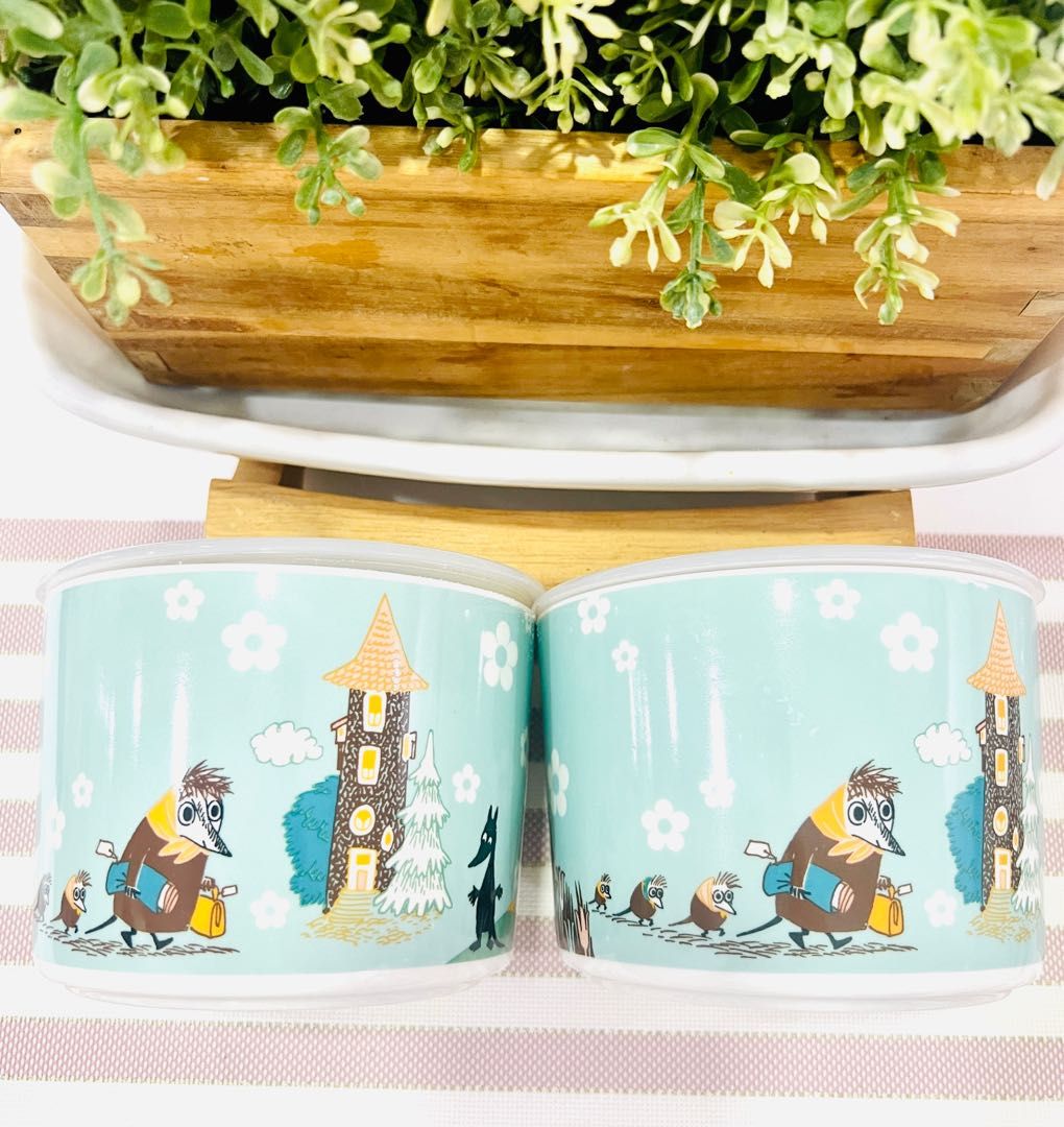 Moomin big container with lid, Furniture & Home Living, Kitchenware ...