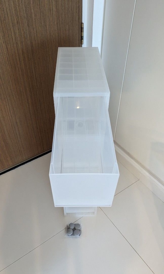 Muji PP STORAGE CASE / WITH CASTER W18*D40*H83cm PP STORAGE CASE / WITH ...
