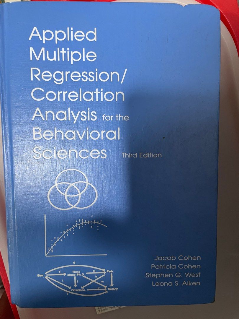 Multiple regression book, Hobbies & Toys, Books & Magazines, Textbooks ...