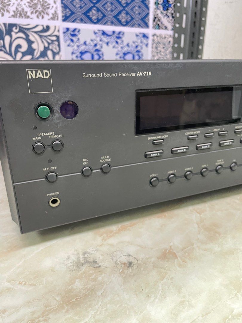 NAD AV-716 Surround Sound Receiver Amplifier, Audio, Soundbars ...