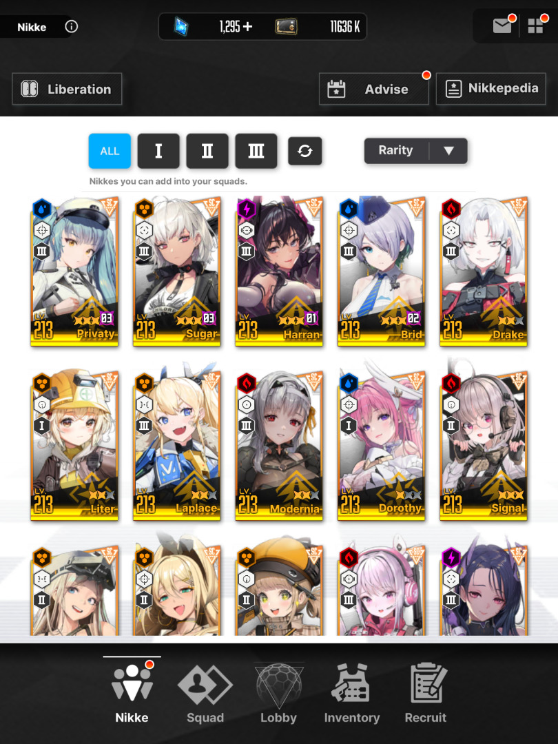 Nikke late game account with all characters obtained, Hobbies & Toys ...
