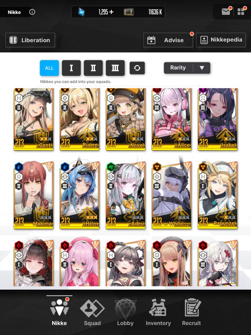 Nikke late game account with all characters obtained, Hobbies & Toys ...