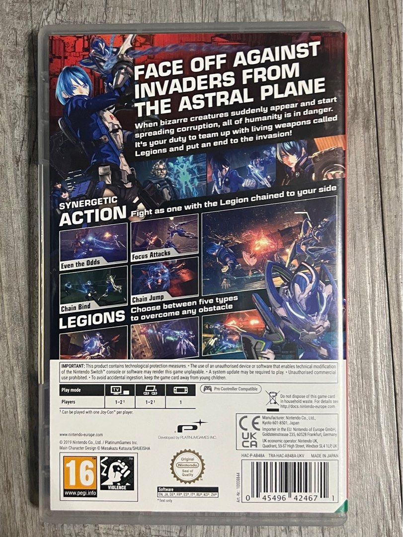 Nintendo Switch - Astral Chain, Video Gaming, Video Games, Nintendo on ...