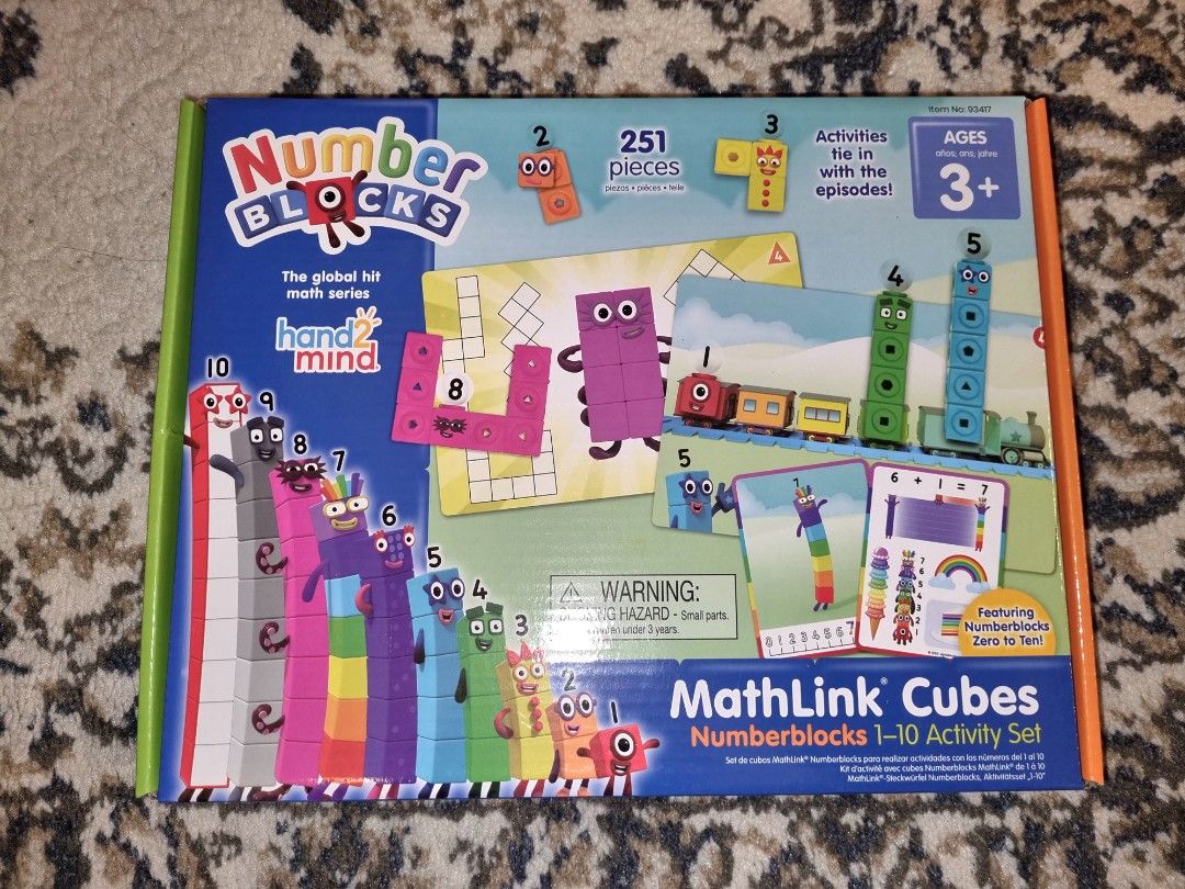 Numberblocks Mathlink Cubes Original Items, Hobbies & Toys, Toys ...